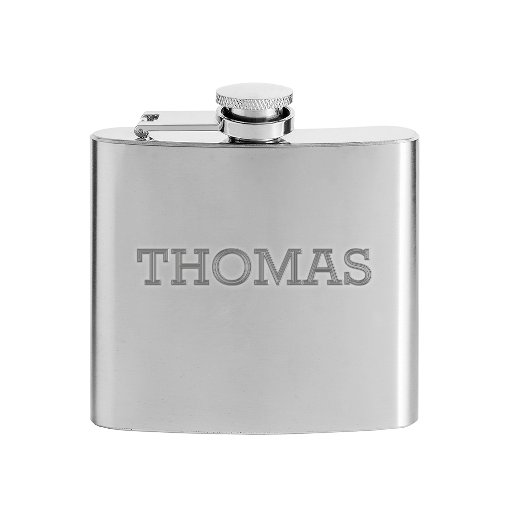 Flachmann mit Gravur - Name - mit Wunschwidmung