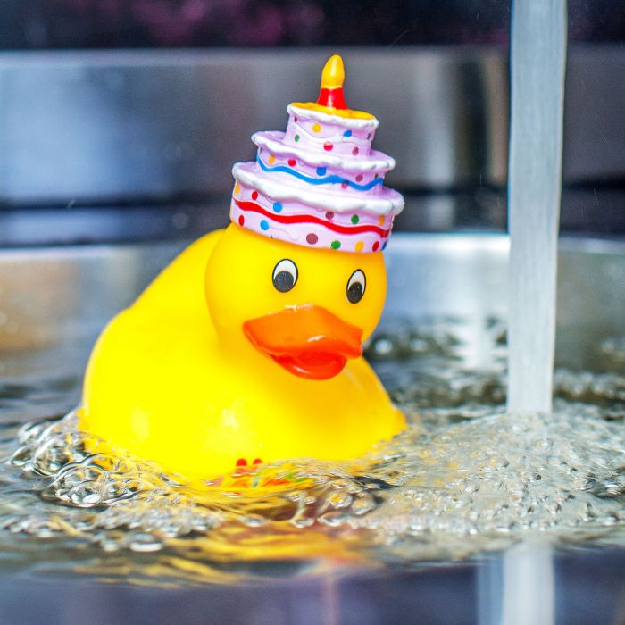 Quietscheente - Happy Birthday - Badeente zum Geburtstag