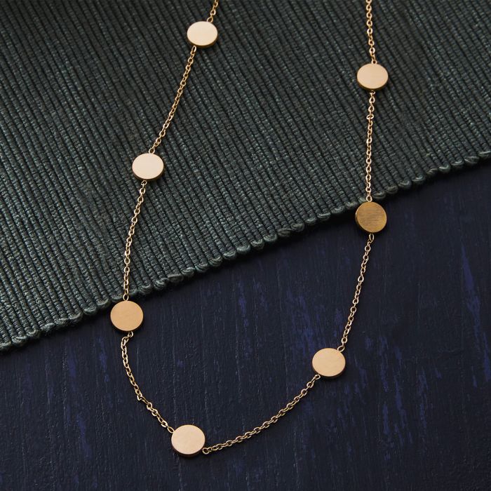 Kette Mit Plattchen Echt Gold