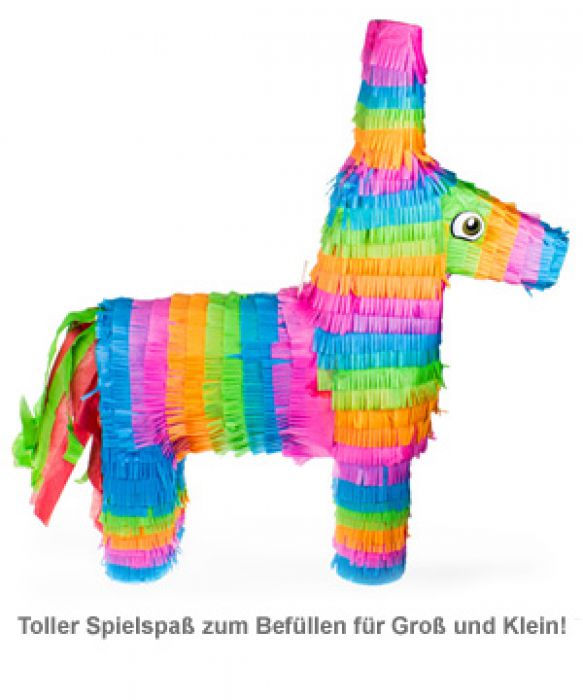 Pinata - bunte Figur zum Befüllen von Süßigkeiten