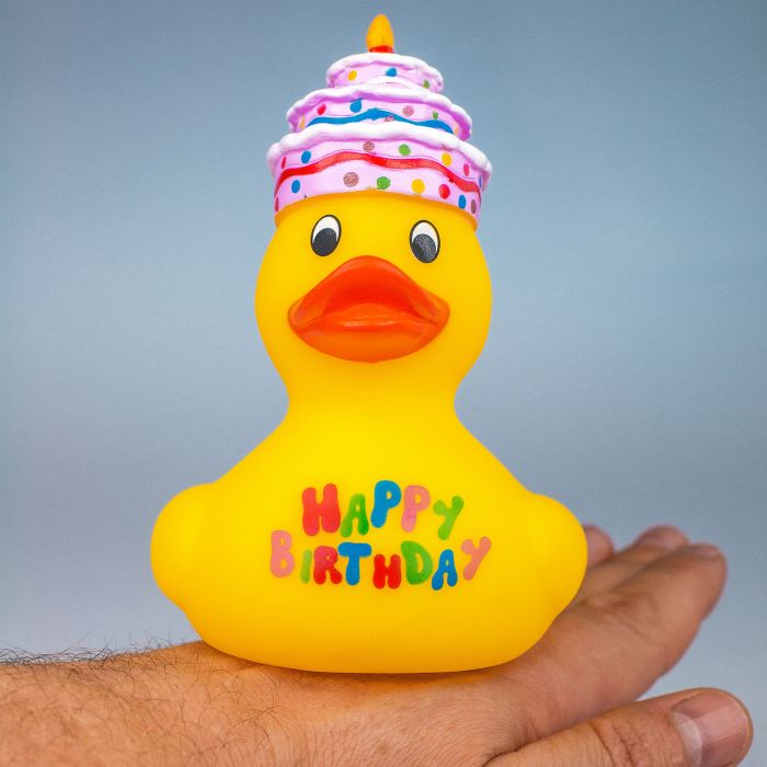 Quietscheente - Happy Birthday - Badeente zum Geburtstag
