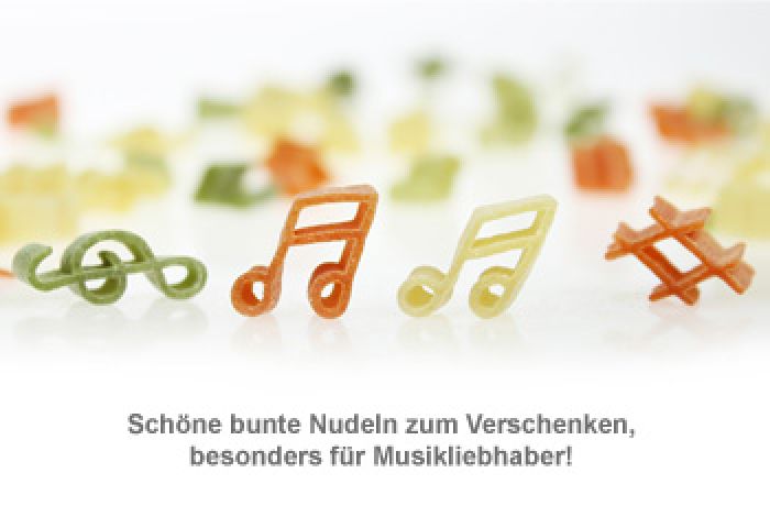 Italienische Pasta Musica - 250 g Nudeln für Musikliebhaber!